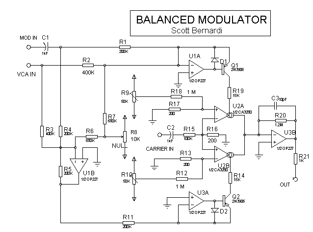 Circuit Diagram Of Balanced Modulator Solved The Circuit Sho Circuit Diagram Of Balanced Modulator Solved The Circuit Sho